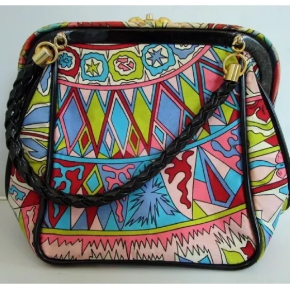 Emilio Pucci | Bags | Vintage Emilio Pucci By Jana Mini Tote Bag Vtg ...